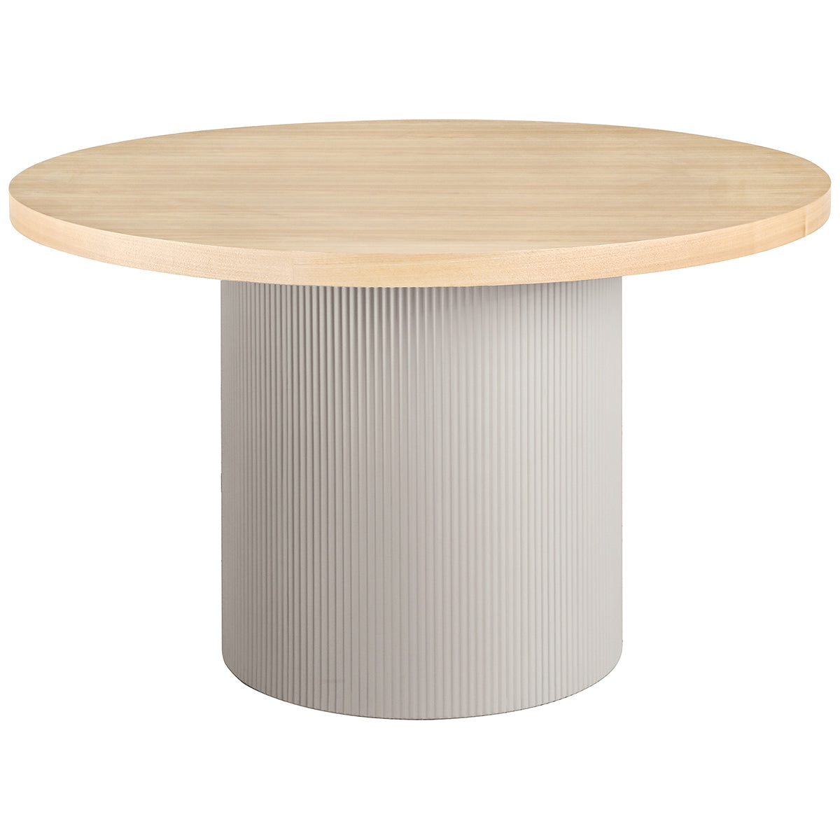 Solva Natural Sand Round Dining Table