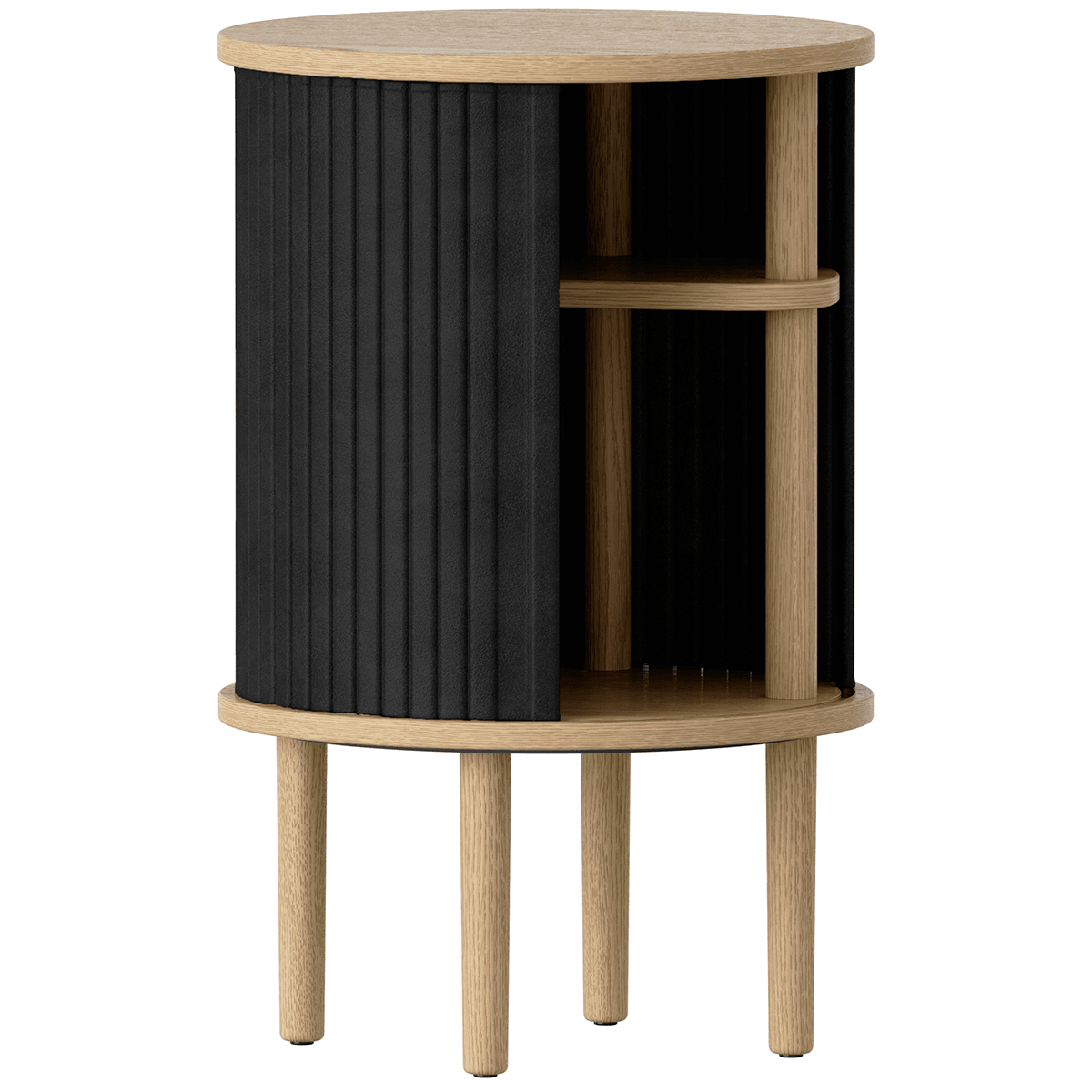 Audacious Leather Side Table