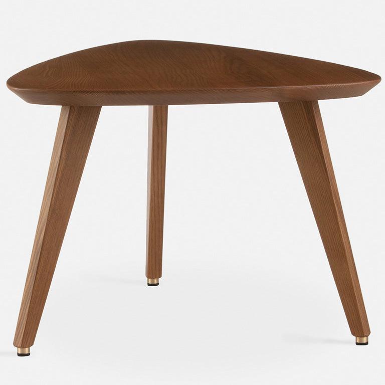 366 Triangle Oak Wood Mid-Century Design Coffee Table
