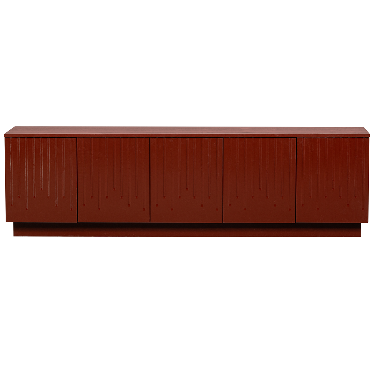 Pencil Pine Wood TV Unit