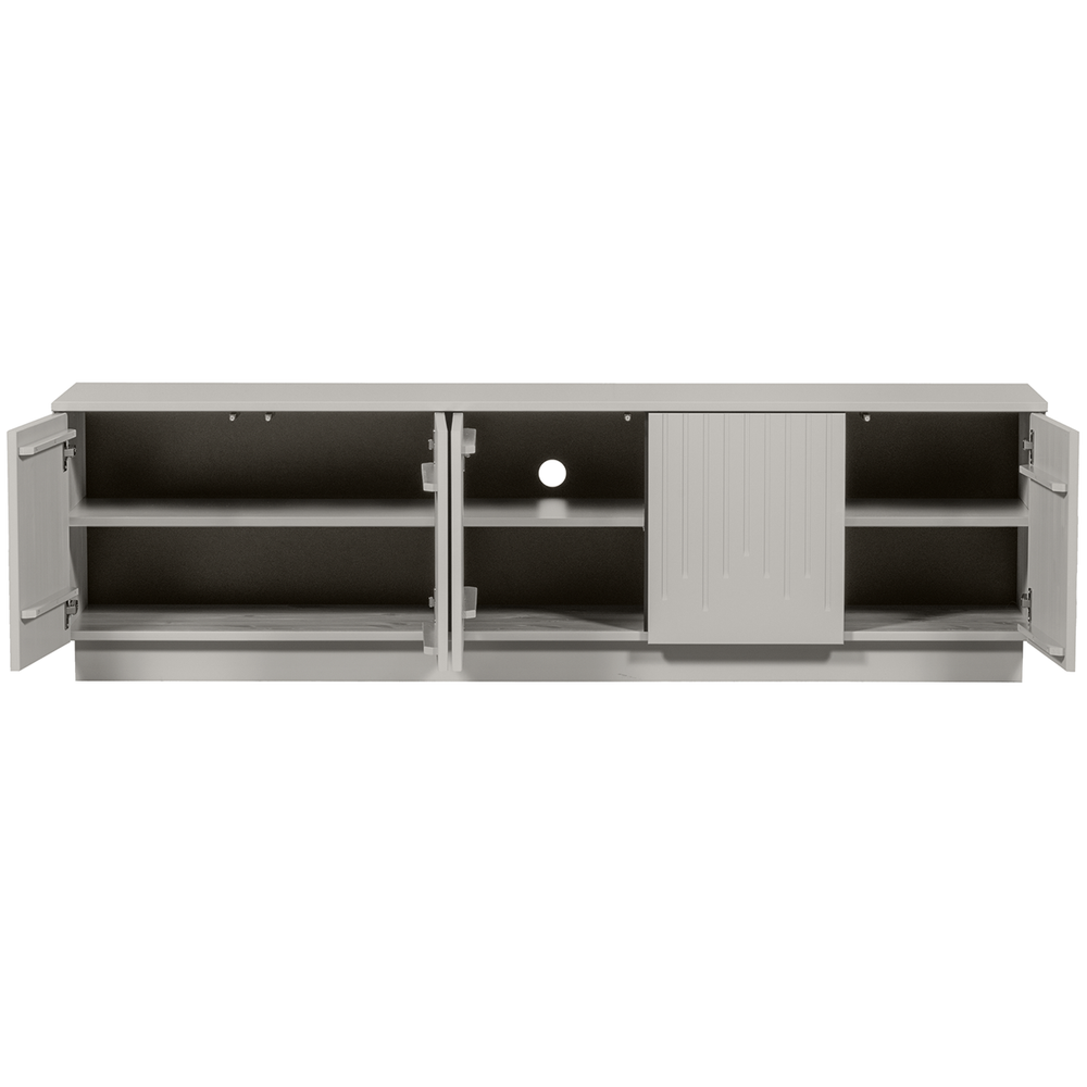 Pencil Pine Wood TV Unit