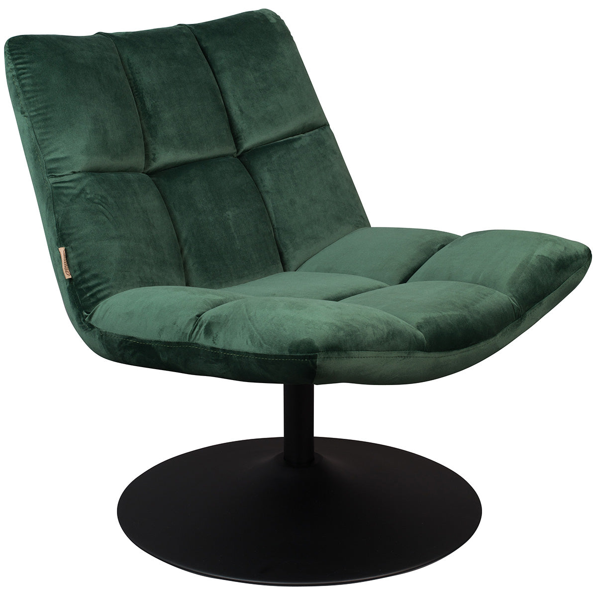 Bar Velvet Lounge Chair by Dutchbone