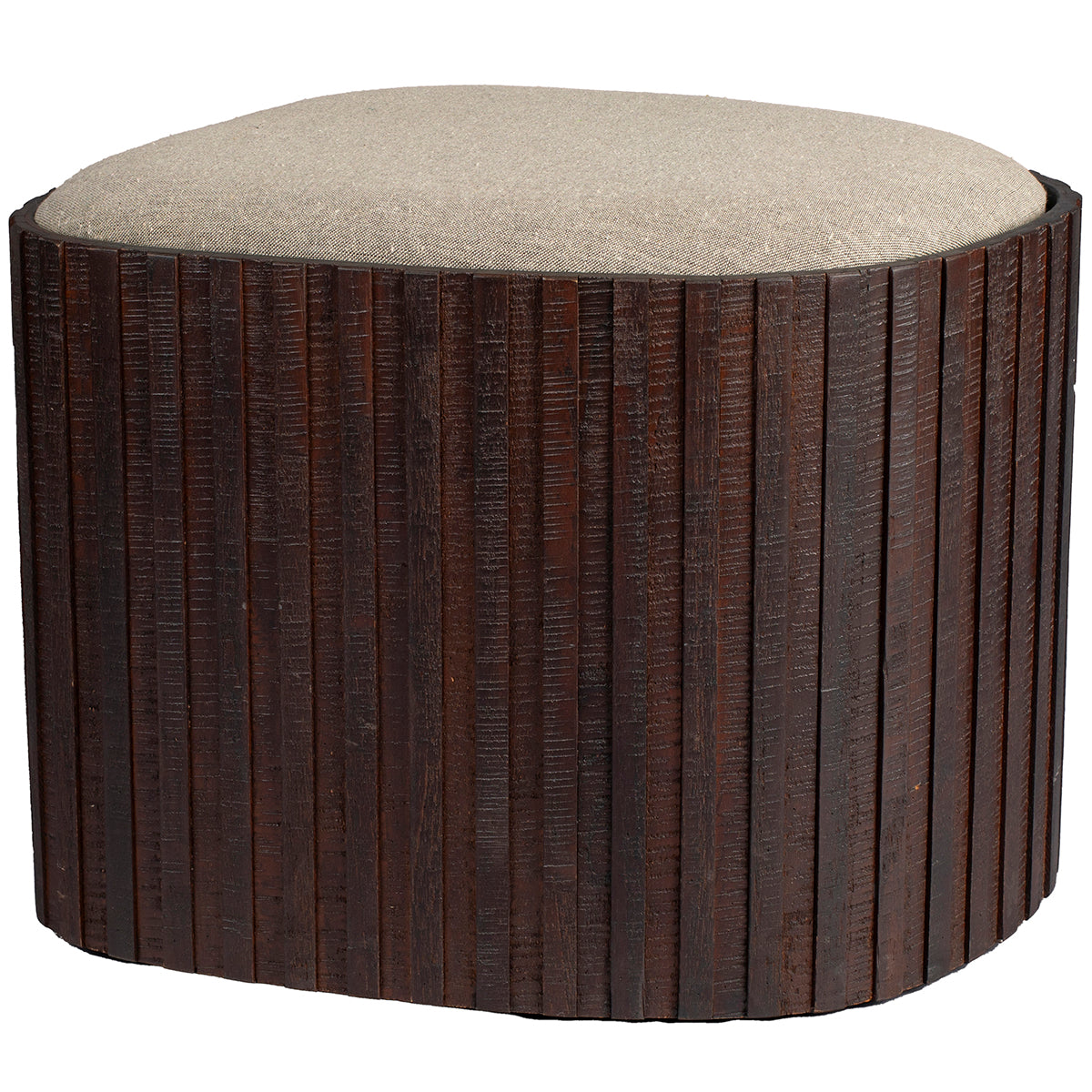 Bay Low Storage Pouf