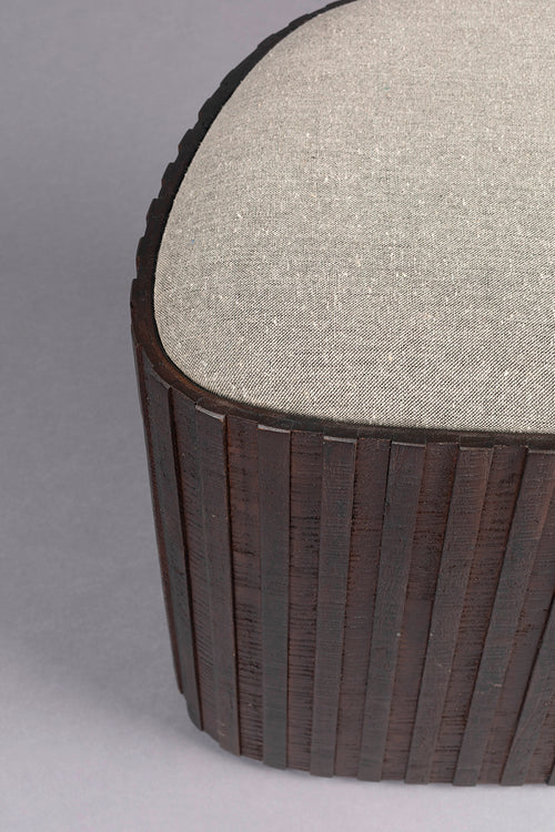 Bay Low Storage Pouf