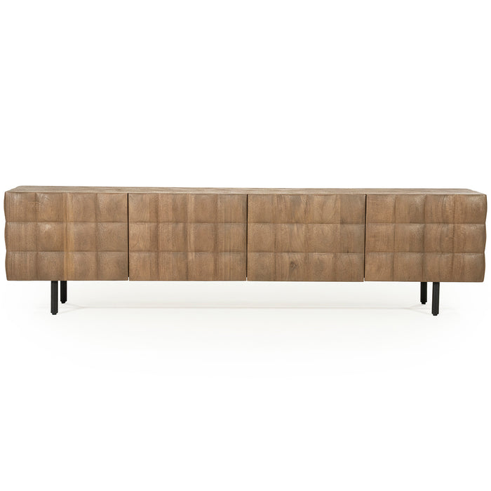 Felix Mango Wood 4 Doors TV Cabinet