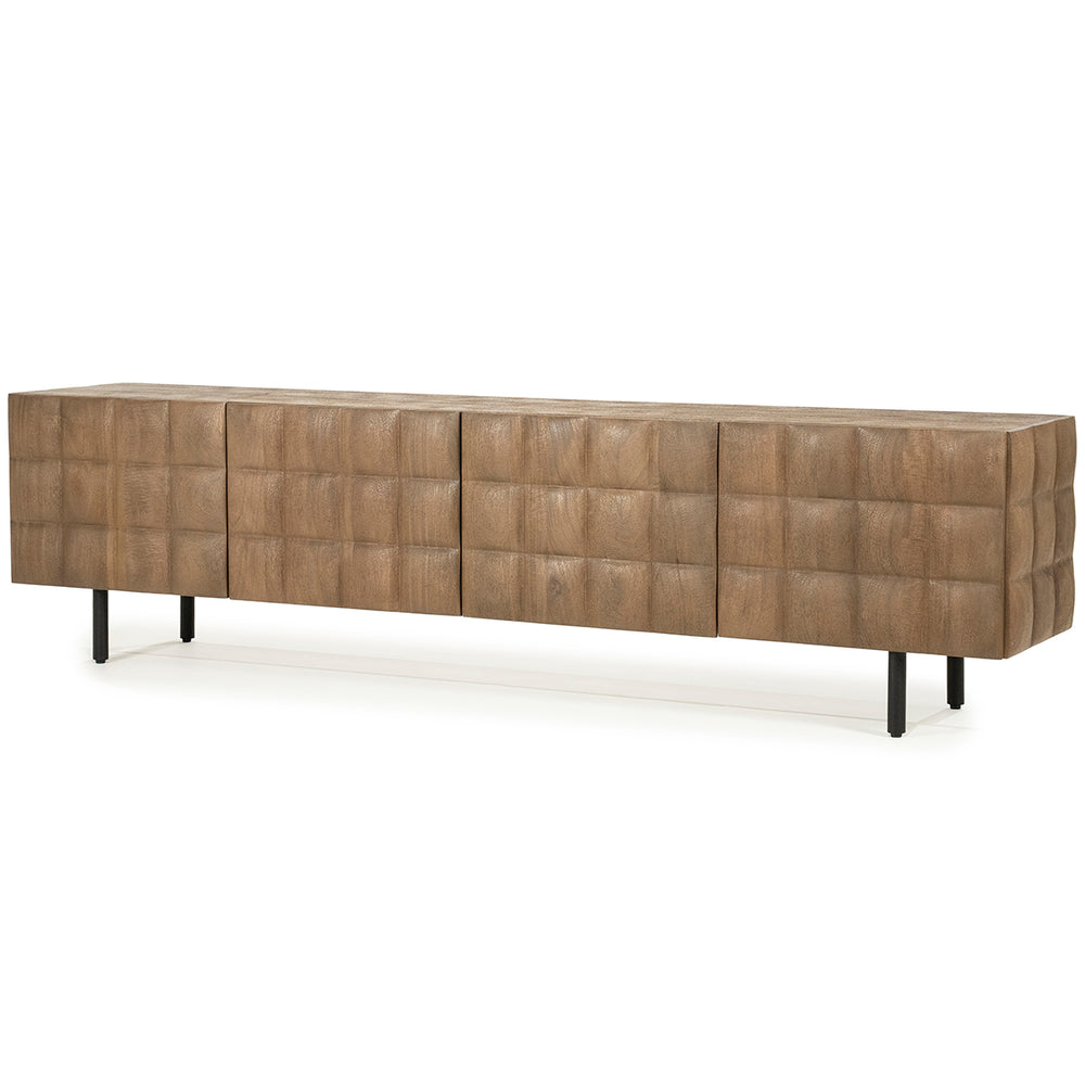 Felix Mango Wood 4 Doors TV Cabinet