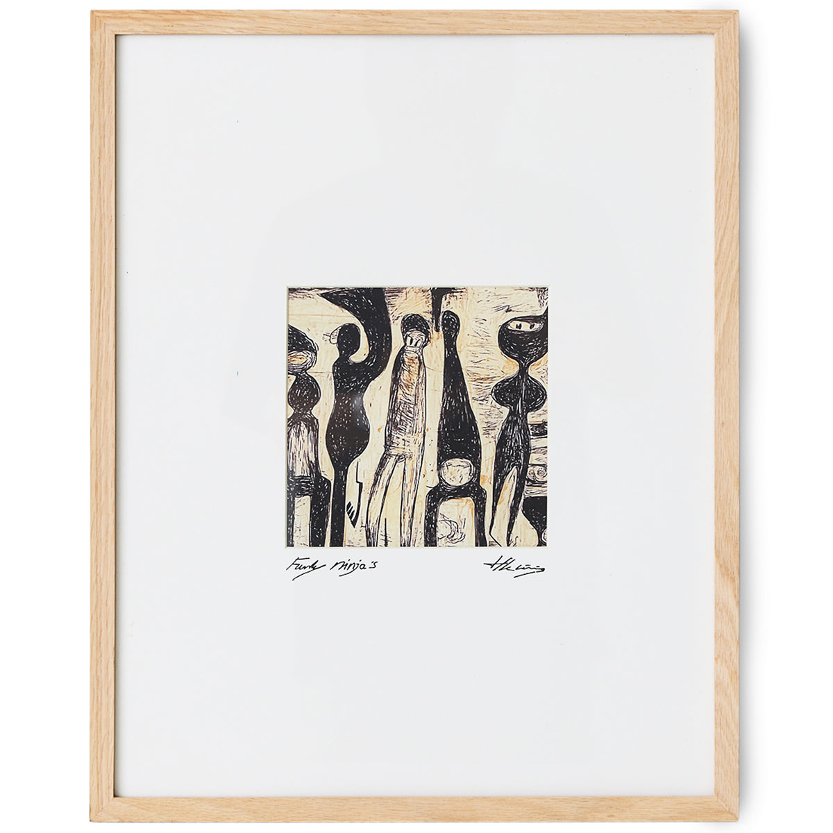 Funky Ninja's Framed Artwork