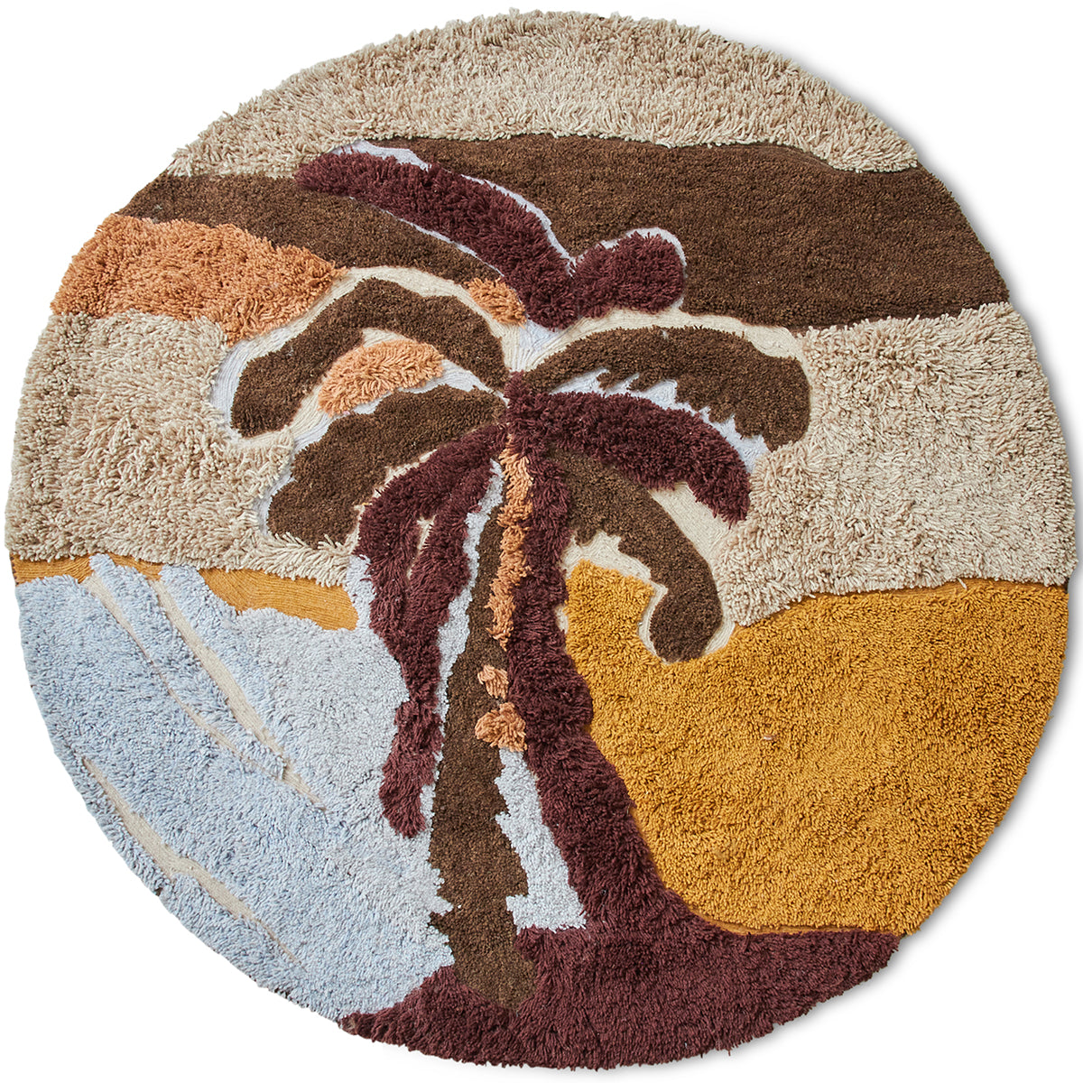 Tufted Palm Beach Round Rug