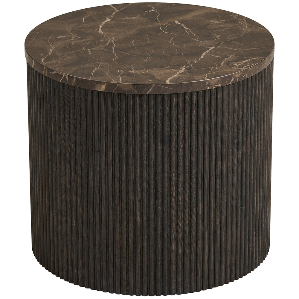 Rota Marble Look Side Table