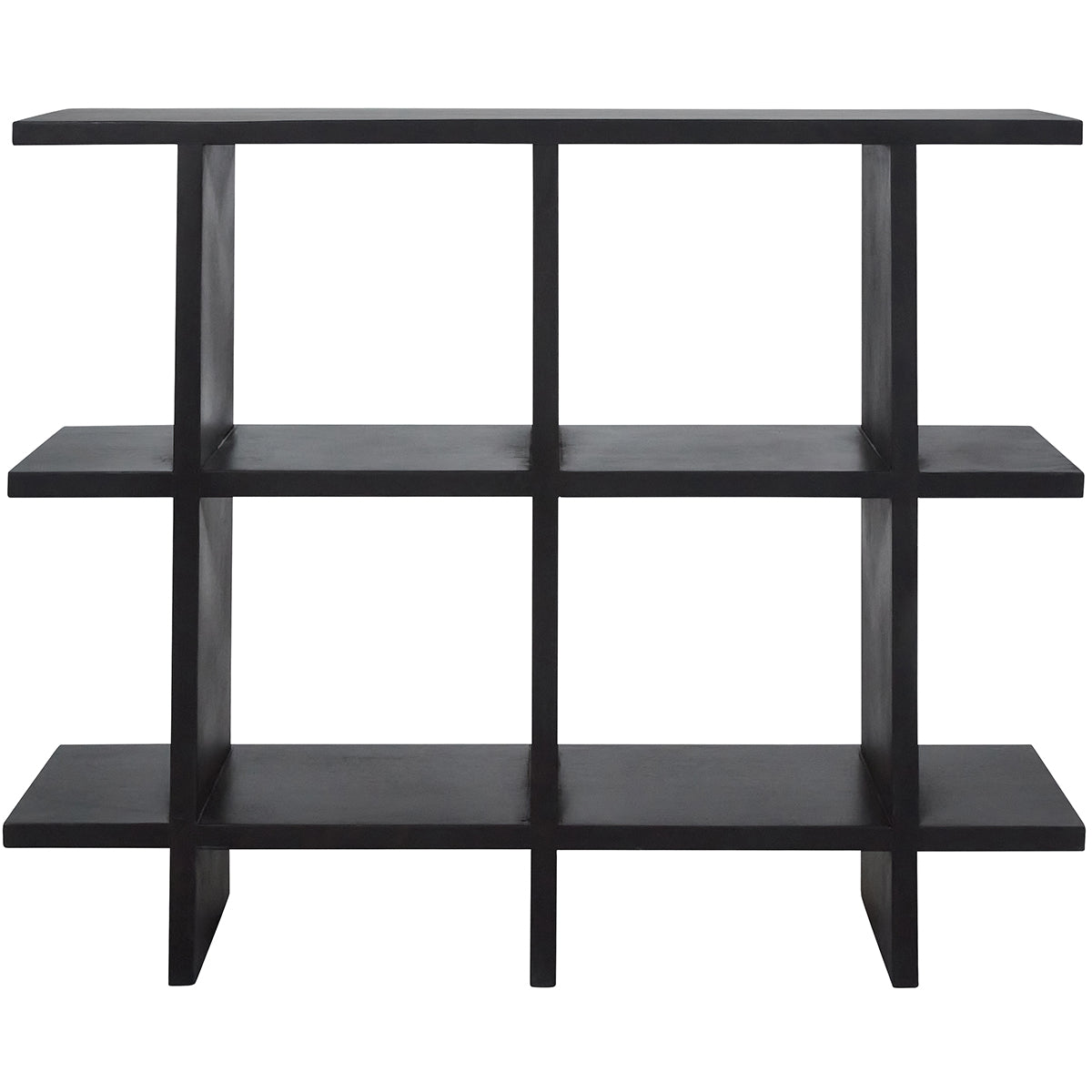 Set Black Mango Wood Console Table