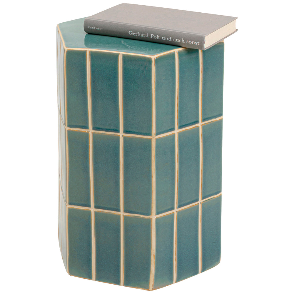 Bliss Tile Blue Side Table