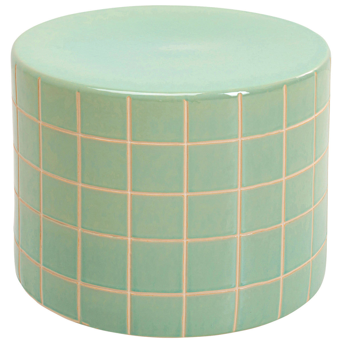 Bliss Tile Green Side Table