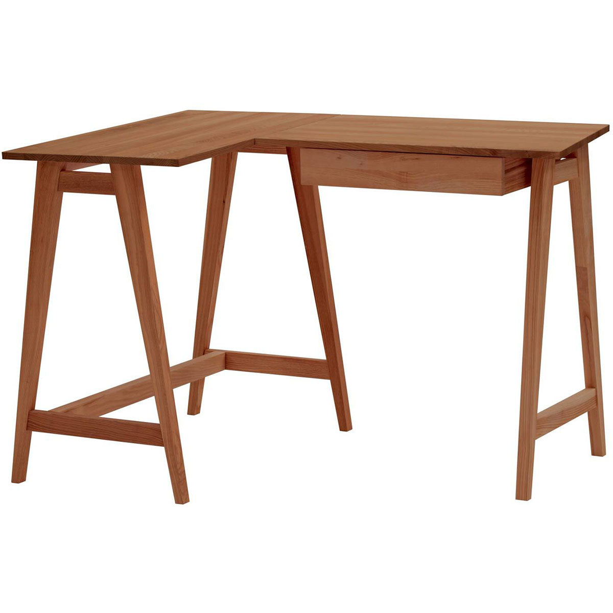 Luka Veneered Corner Desk