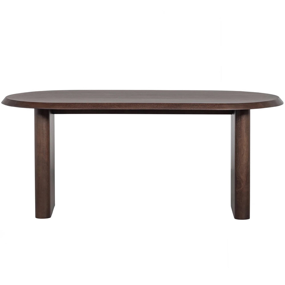 Ellips Walnut Mango Wood Dining Table by vtwonen