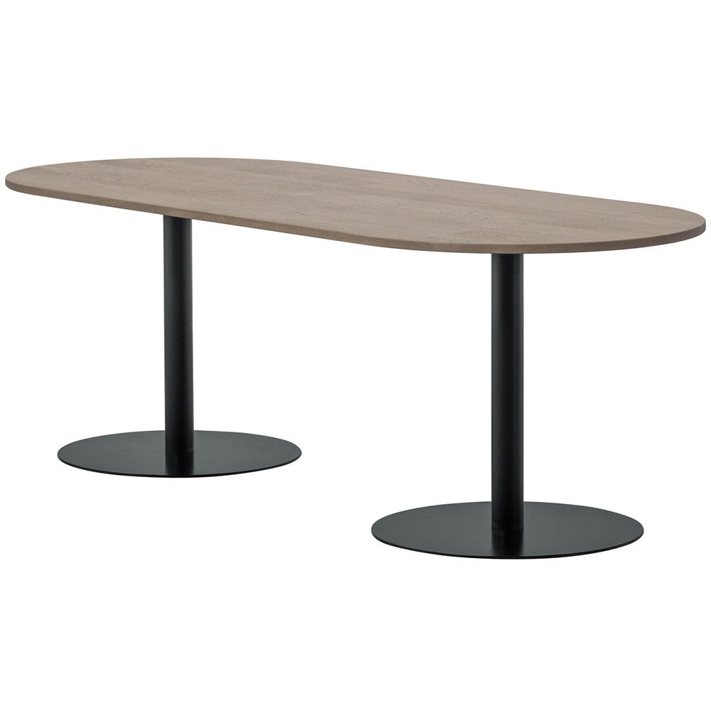 Tablo Oval Double Legs Dining Table