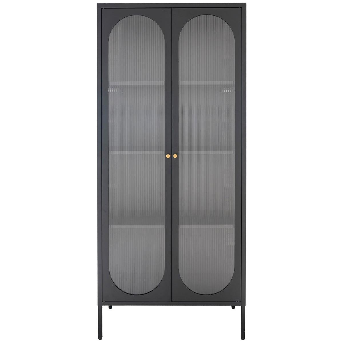 Adelaide Black High Display Cabinet
