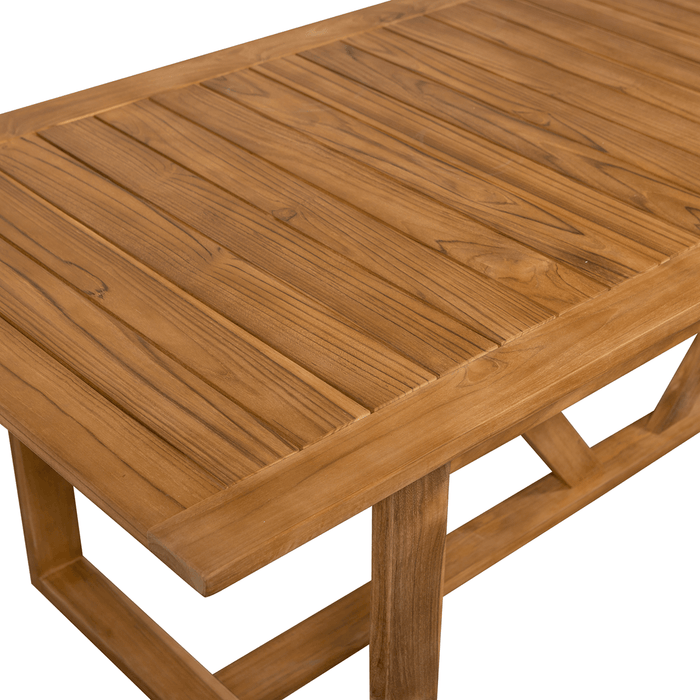 Beaver Natural Teak Wood Dining Table