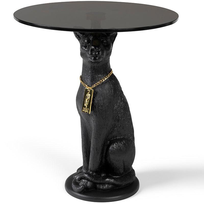 Proudly Crowned Panther Side Table by Bold Monkey