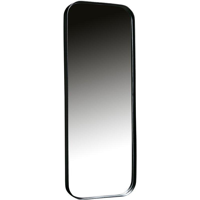 Doutzen Black Metal Rectangular Mirror by WOOOD