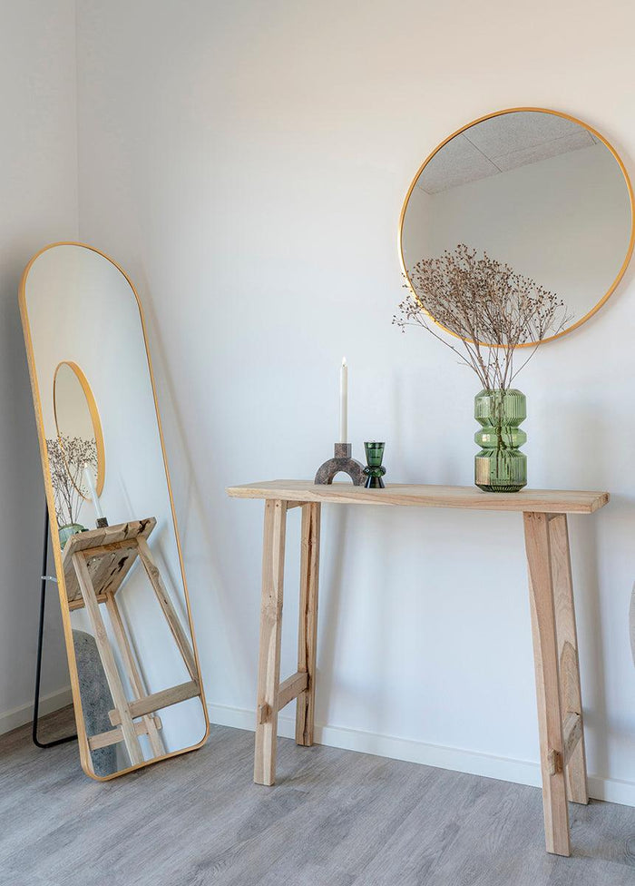 Girona Natural Teak Wood Console Table