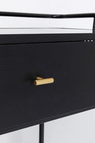 Fence Black Metal Console