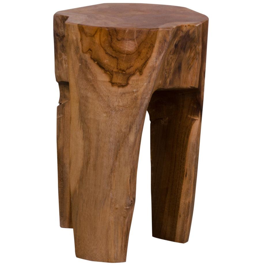Rose Natural Teak Wood Stool