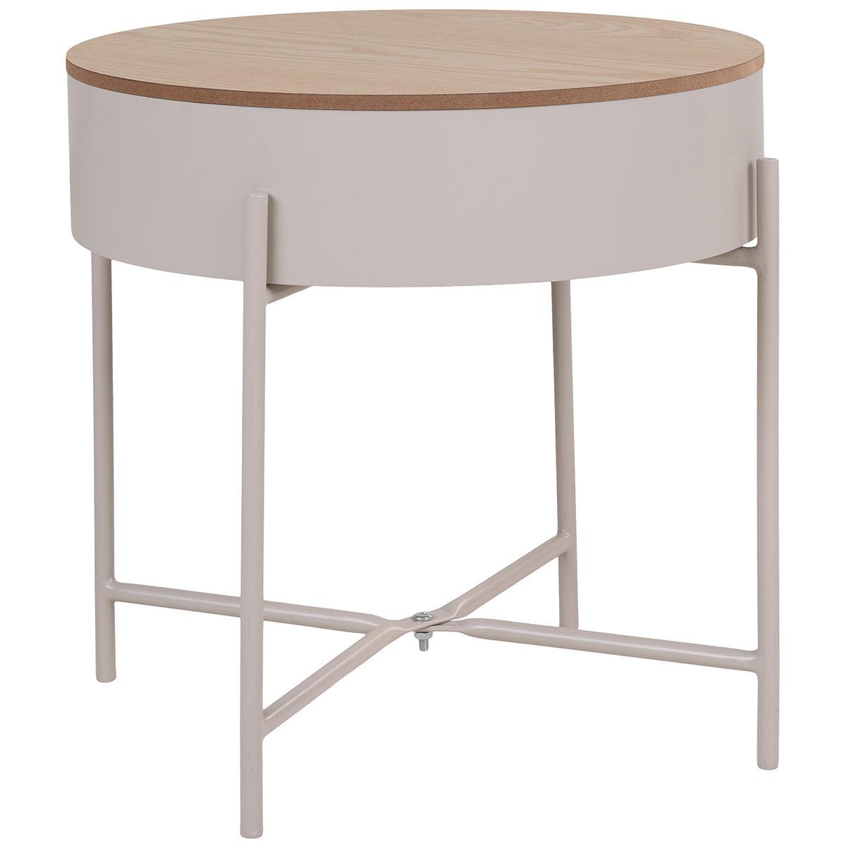 Sisco Beige/Light Grey Side Table