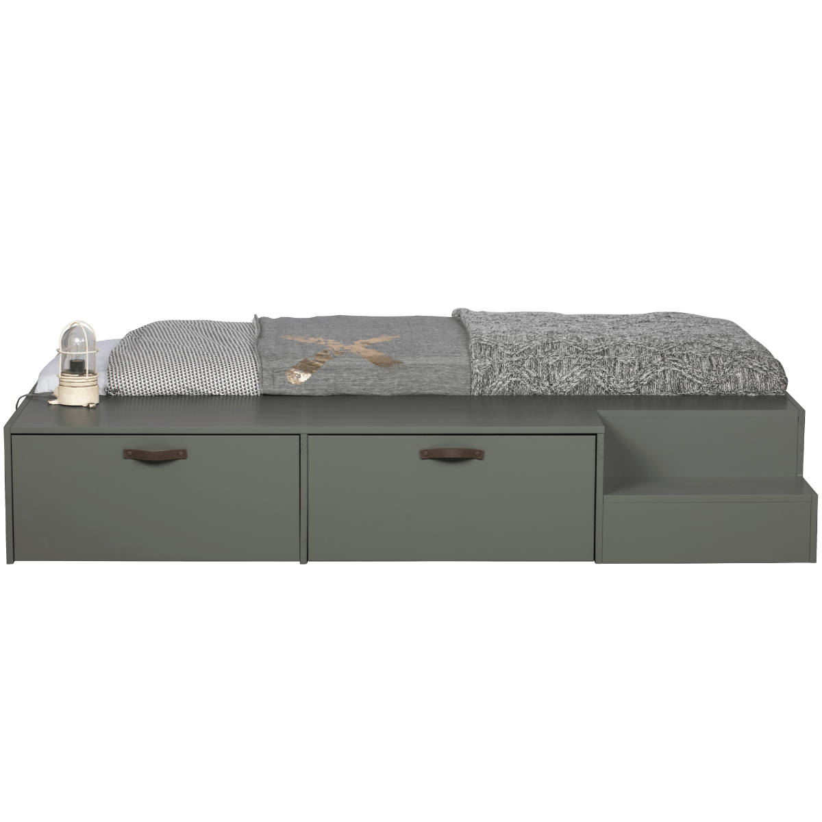 Stage Soap Pine Wood Bed with Drawers by vtwonen