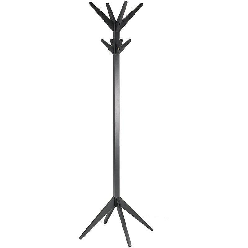 Studio Black Wood Coat Rack by WOOOD